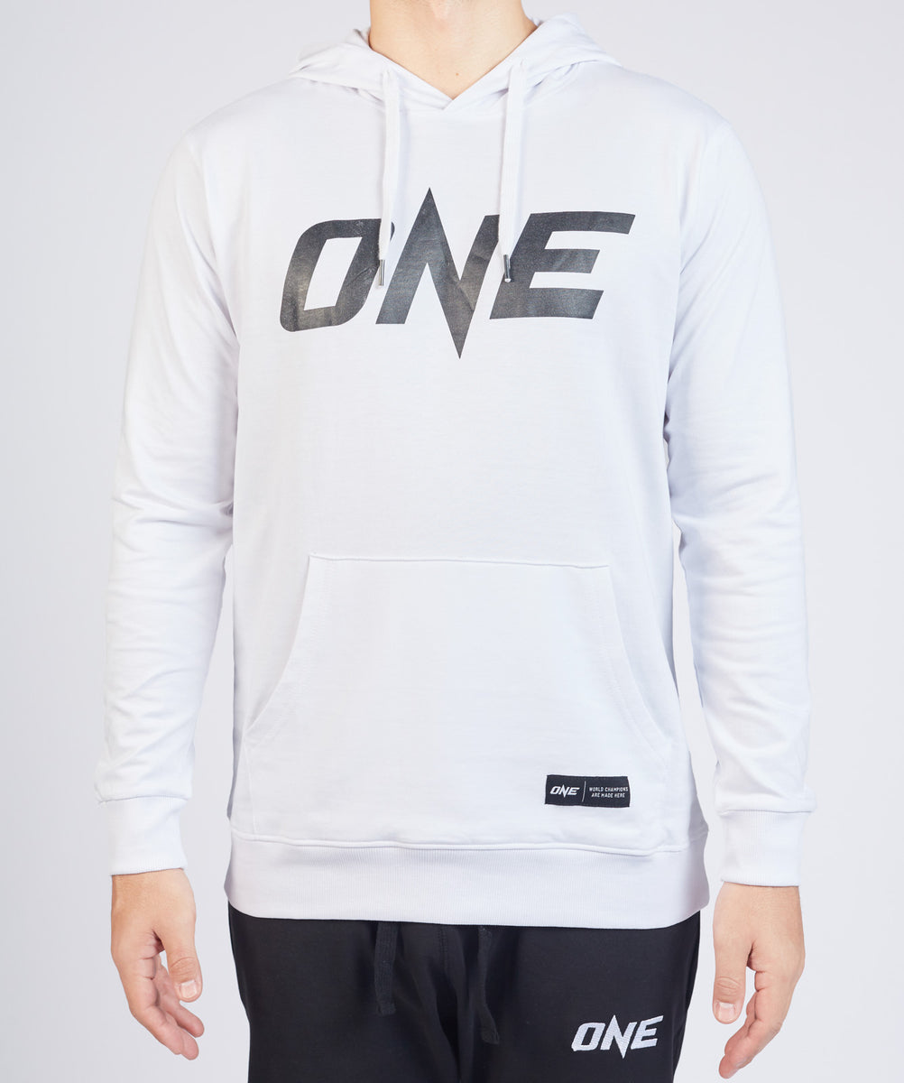 ONE White Logo Pullover Hoodie | ONE Championship – ONE Esports