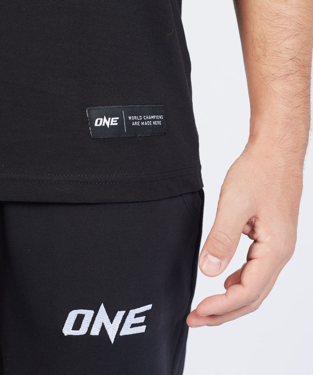 ONE Black Monotone Logo Tee | ONE Championship – ONE Esports
